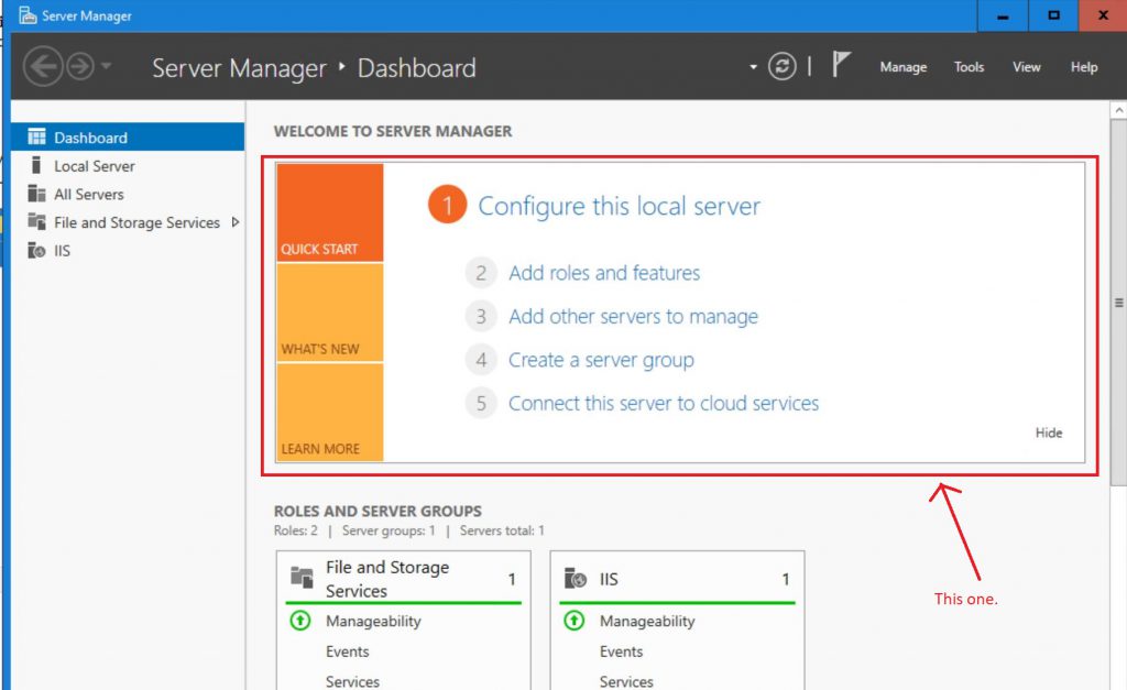 How To Automatically Hide Configure This Local Server In Server Manager A Geeks World how-to-automatically-hide-configure-this-local-server-in-server-manager-a-geeks-world